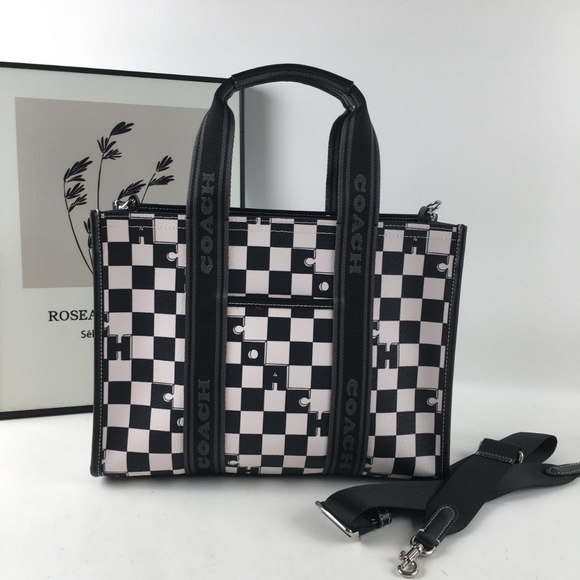 Coach | Bags | Coach Smith Tote Bag With Checkerboard Print | Poshmark